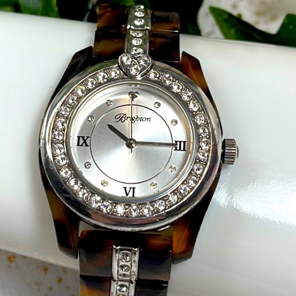 Brighton | Accessories | Brighton Watch Dana Point Swarovski Crystals ...